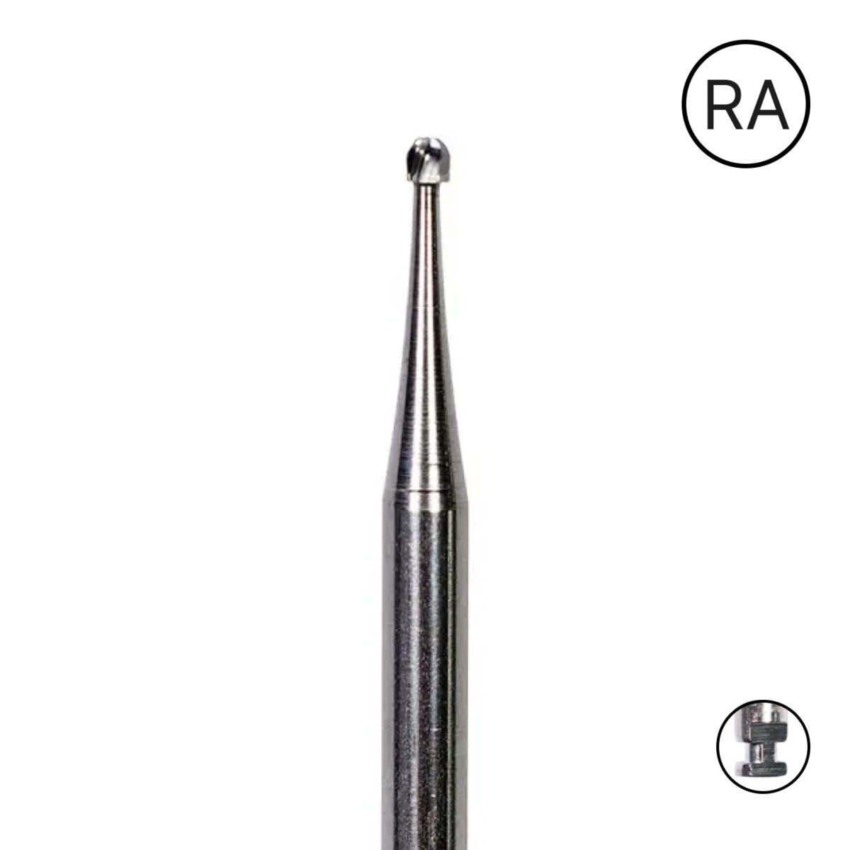 Round Right Angle - Carbide Bur - 25 Pack - Strauss Diamond Dentistry