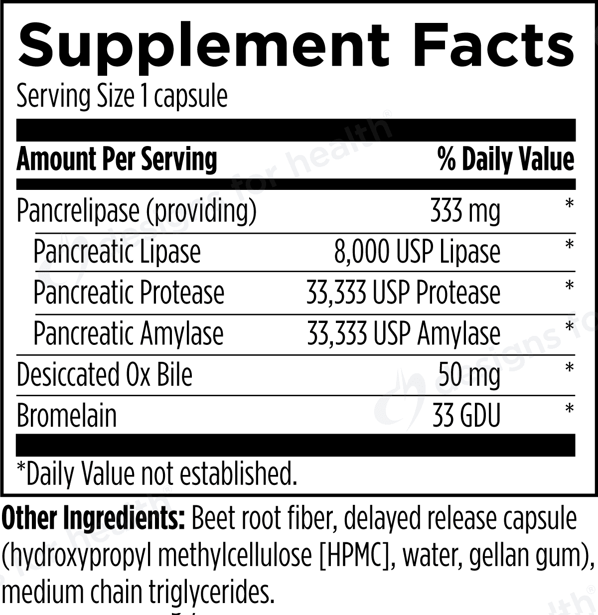 Pancreatic Enzymes Plus - Strauss Diamond