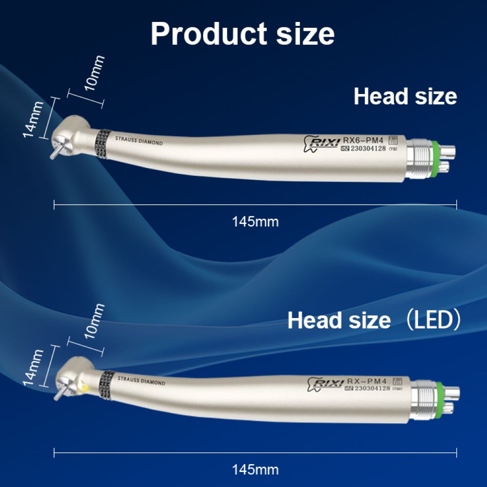 Black Diamond - 4 Hole High Speed Handpiece - Strauss Diamond